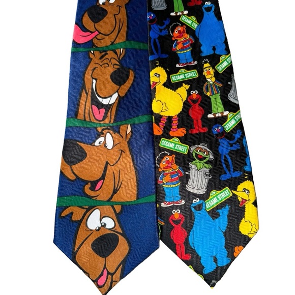 Sesame Street | Accessories | Scooby Doo And Sesame Street Tie Set ...